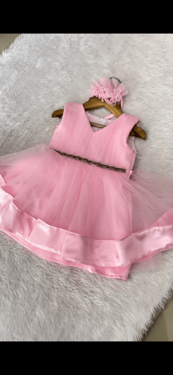 Pink colour frock collection : NZD-0025 | Latest Frock Design, Kids ...